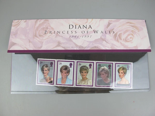 POST STAMPS DIANA Princess of Wales 1961 - 1997 Set. Commemorative ...