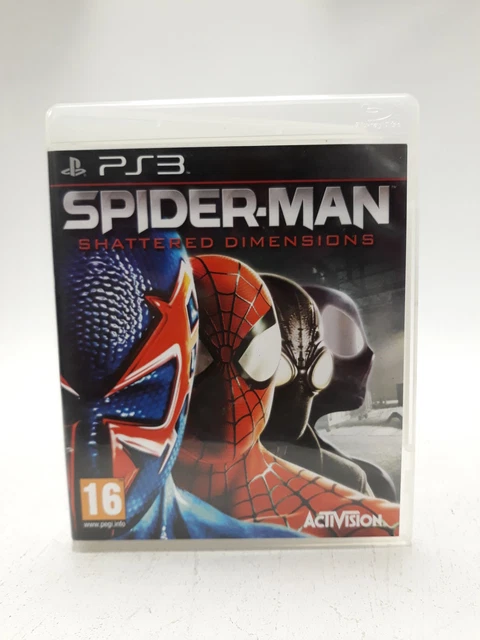 PS3 SPIDER-MAN SHATTERED Dimensions RARE - COMPLETE PlayStation 3 Game ...