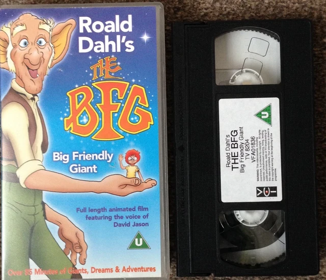 THE BFG, THE Big Friendly Giant:roald Dahl's-Animated-Vhs Video Small ...