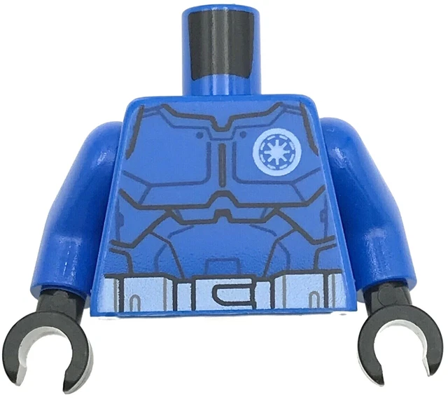 LEGO NUOVO MINIFIG Torso Star Wars Forze Speciali Clone Trooper Motivo ...