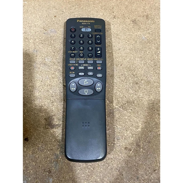 PANASONIC REMOTE CONTROL Black Wireless Infrared Handheld Portable for ...