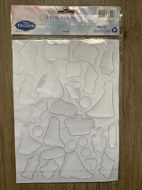 FROZEN 3D PUFFY Stickers Sticker Sheet Olaf Elsa Anna Disney NEW $6.93 ...