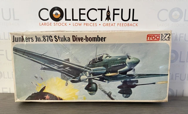 FROG - JUNKERS JU.87G STUKA DIVE BOMBER - GERMAN - 1:72 MODEL KIT ...