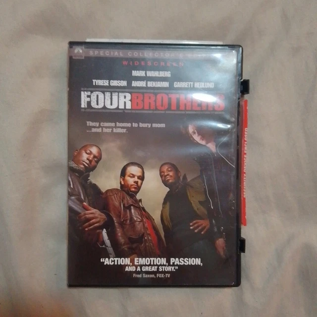 FOUR BROTHERS DVD Movie Featuring Mark Wahlberg Tyrese Gibson PAL ...