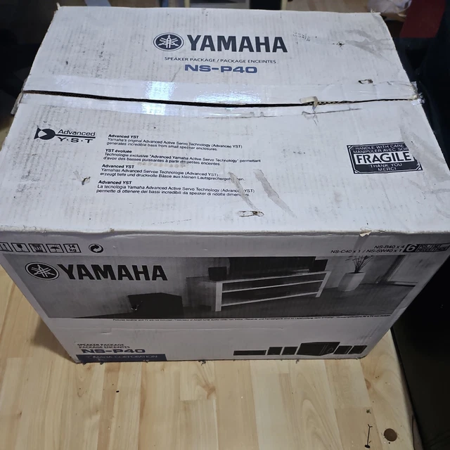 NS-P40 YAMAHA 5.1 Hq Home Theater Speakers+ Active Sub Free Worldwide ...