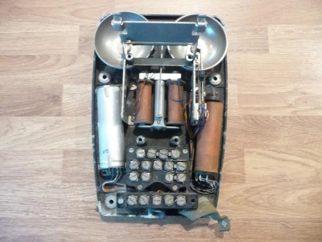 VINTAGE BAKELITE wall phone internal chassis fitting. Complete. £5.00 ...