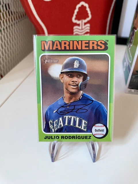 2024 TOPPS HERITAGE Julio Rodriguez #286 Seattle Mariners MLB EUR 1,16 ...