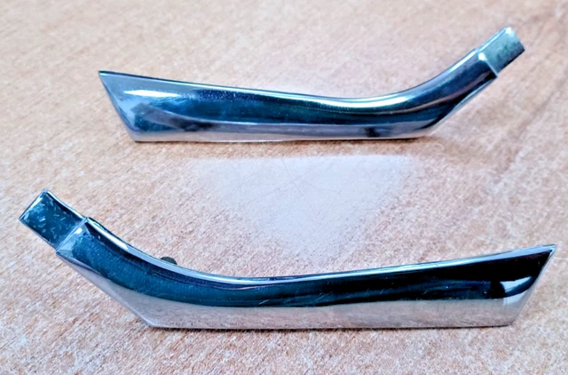 MATCHED PAIR FORD Anglia 105e front wing chrome trims (next to ...