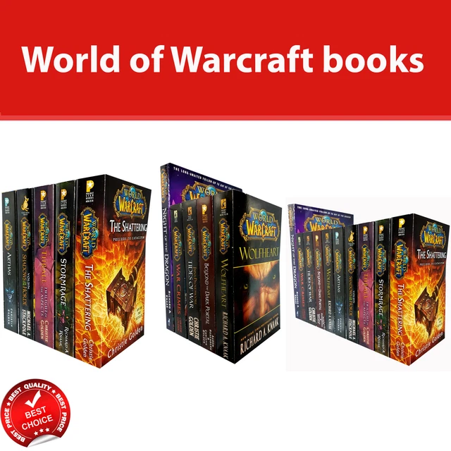 WORLD OF WARCRAFT Series Books Collection Set Fantasy Fiction Adventure ...