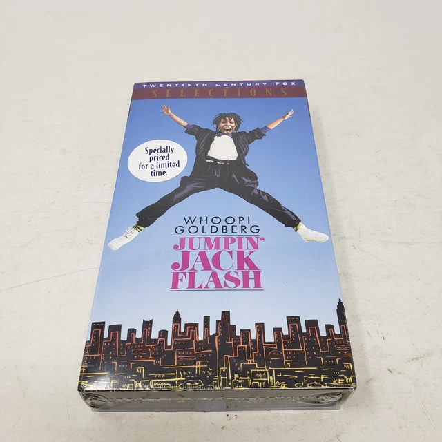 JUMPIN JACK FLASH VHS Tape Brand New Factory Sealed Watermarks Movie ...