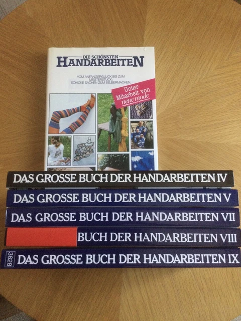 BUCHPAKET DAS GROSSE Buch der Handarbeiten 6 Bände EUR 25,00 - PicClick DE