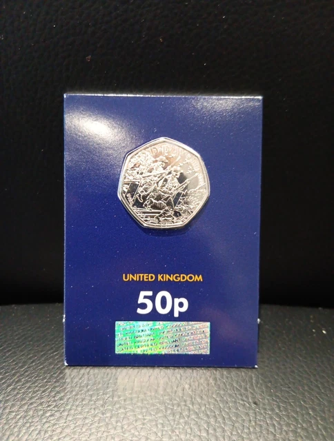 2024 'UK D'DAY 80th ANNIVERSARY ' CERTIFIED 50p COIN BUNC CARDED £8.50 - PicClick UK