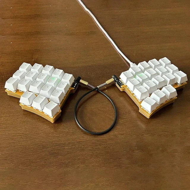 SPLIT MECHANICAL KEYBOARD 40-key Layout Programmable VIA Change Mini ...