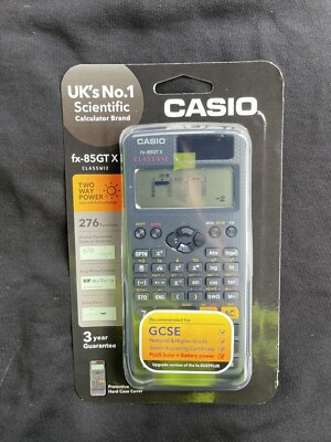 CASIO FX-85GTX Scientific Calculator 276 Functions GCSE & Higher Grade ...