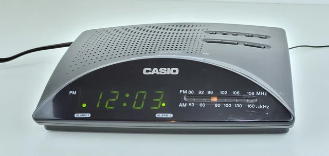 CASIO VINTAGE RT-150 CLOCK/RADIO/AM/FM ALARM Voice Recorder EUR 25,00 ...