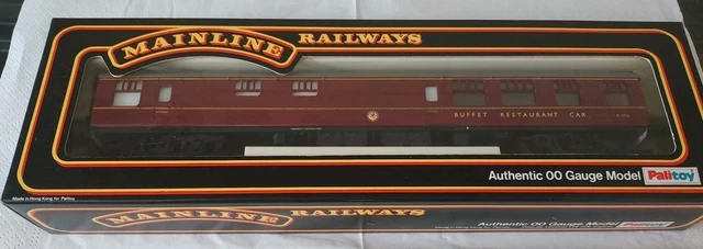 MAINLINE 37-114 BR MK1 Restaurant Buffet Kitchen Coach M1713 Maroon ...