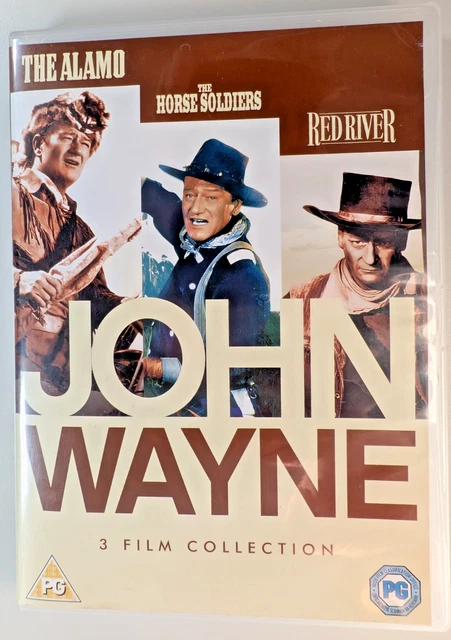 THE ALAMO/THE HORSE Soldiers/Red River DVD John Wayne Collection 3discs ...