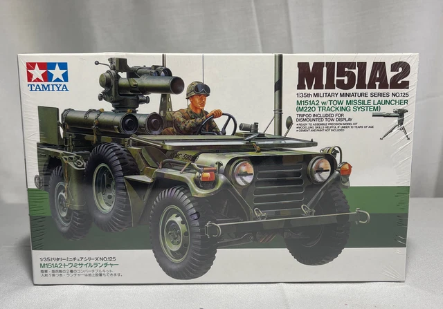 1/35 TAMIYA #35125 Ford Mutt M151A2 & Tow Missile Launcher M220 Sealed ...