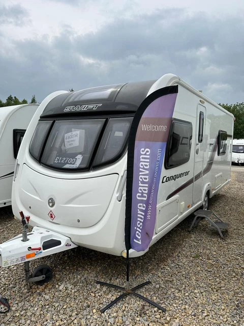 SWIFT CONQUEROR 565, 2014 Model, 4 Berth, Fixed Single Beds!!! £12,700. ...