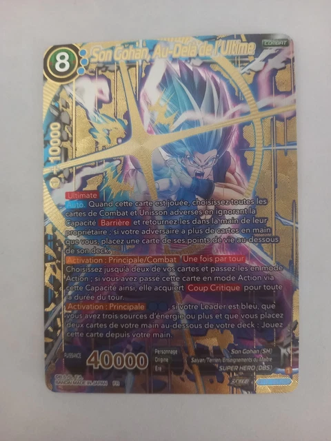 CARTE DRAGON BALL super card game son gohan, au-delà de l'ultime SCR BT19-152 EUR 341,00 ...