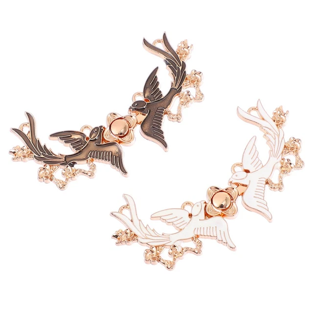 4 PAIRS CLOTHING Cinch Clip Metal Snap Buttons Fasteners Clasps for $12 ...