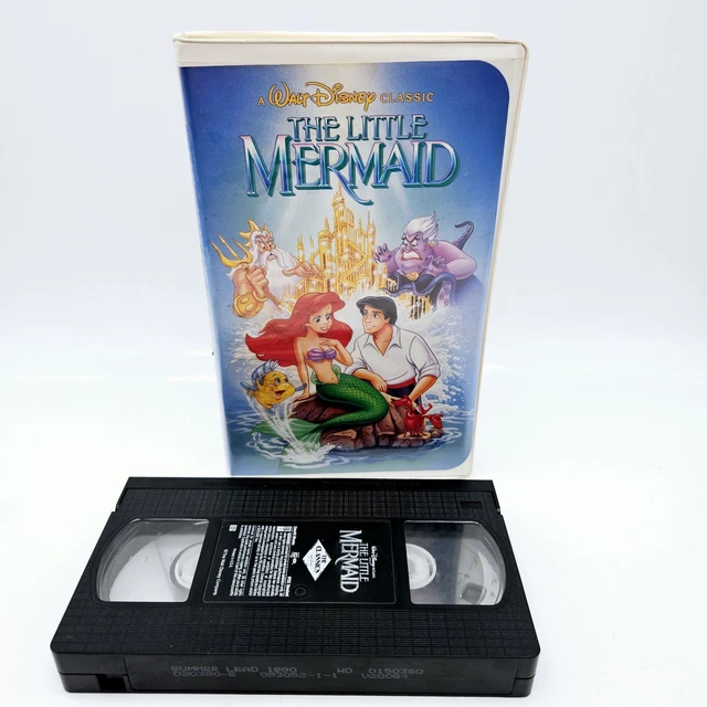 DISNEY LITTLE MERMAID VHS Tape Banned Cover Open £25.90 - PicClick UK