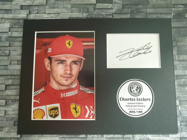 CHARLES LECLERC - Signed Autograph Display - F1 - Ferrari - 8x6 £15.99 ...