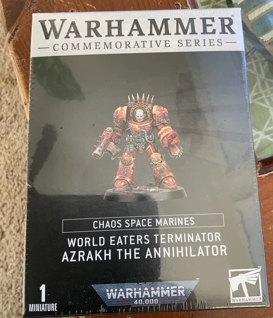 WARHAMMER 40K COMMEMORATIVE Series Azrakh The Annihilator Figure - New ...