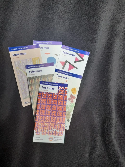 TUBE MAP COLLECTION. London Underground maps. Diagrams of lines. subway ...