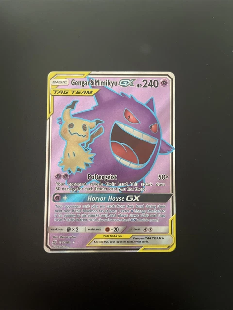 POKÉMON TCG TAG Team Gengar and Mimikyu GX Card 164/181 £213.90 ...