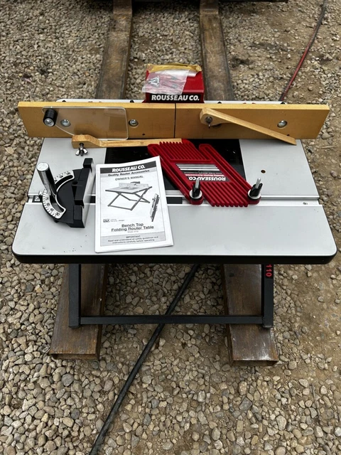 ROUSSEAU CO. BENCH Top Folding Router Table Model 3110 £181.50 ...