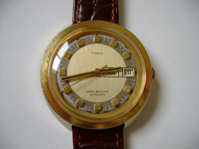VINTAGE AUTOMATIC TIMEX 1973,Run And Keep Time,Serviced. $60.00 ...