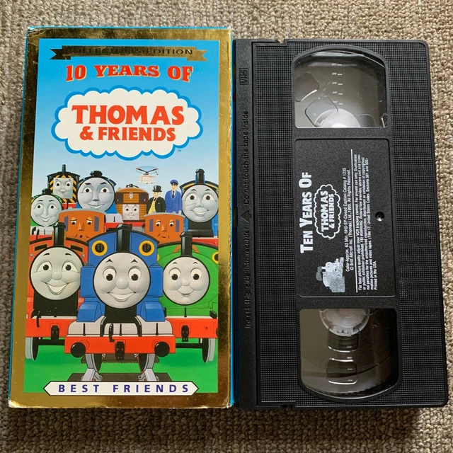 10 YEARS OF THOMAS & FRIENDS VHS Tape 2001 Collector's Edition $5.99 ...