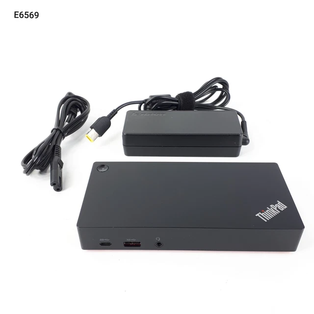LENOVO THINKPAD USB-C Dock Gen2 LDC-G2 Type 40AS W/ 90W Adapter TESTED ...