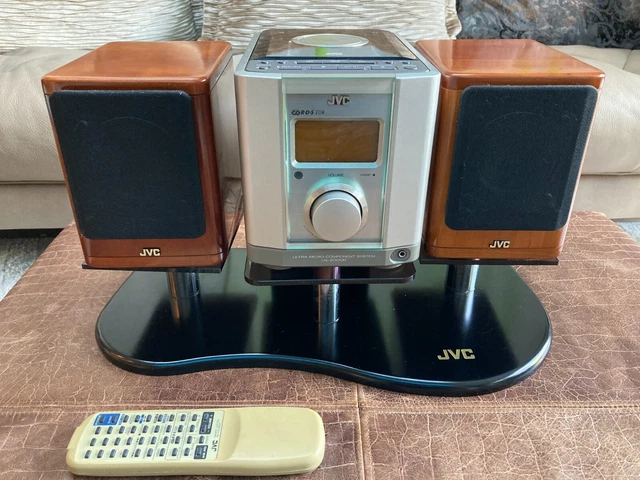 JVC ULTRA MICRO Component System UX-2000RGD with Cherry Wood Speakers £ ...