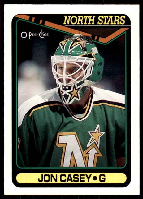 1990-91 O-PEE-CHEE JON Casey. Minnesota North Stars #269 EUR 1,96 ...