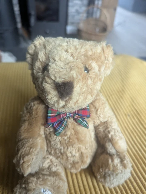 ST MICHAEL VINTAGE Connoisseur Bear Tartan Bow 6" M&S Soft Toy Plush Comforter £10.63 - PicClick UK