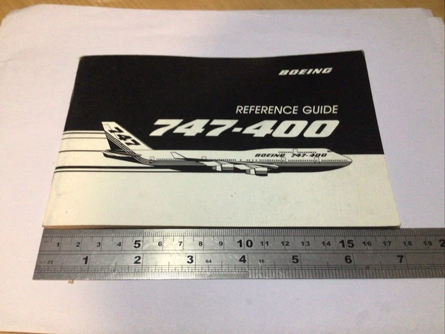 USED BOEING 747-400 Reference Guide 1987 £37.50 - PicClick UK