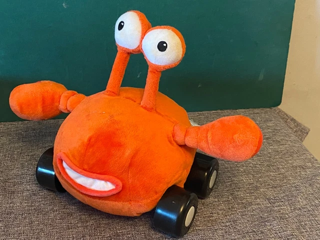 ORIGINAL DISNEY STORE Jungle Junction Red Taxi Crab 8" Plush Soft Toy ...