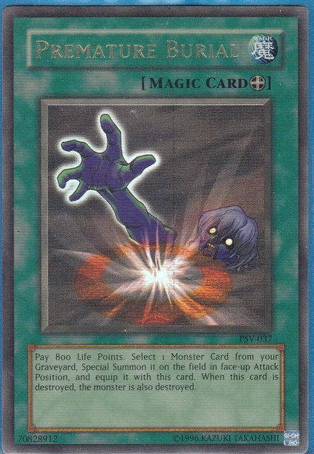 YU-GI-OH! PREMATURE BURIAL PSV-037 (SDP-F037) Ultra Rare Format Goat ...