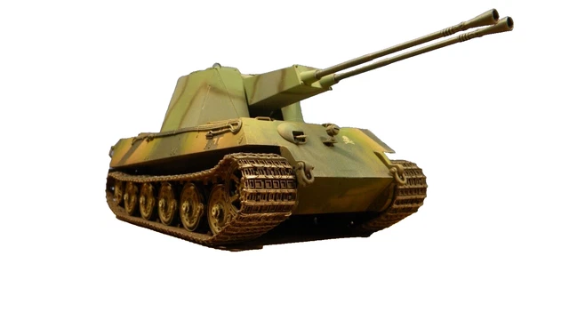 MAQUETTE 1/35 TANK CHAR PANZER "what if" TIGRE II FLAK 55 EUR 60,00 ...