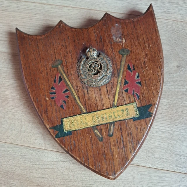 WW2 BRITISH ARMY RE Royal Engineers Plaque/ Shield £25.00 - PicClick UK