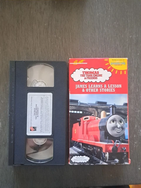THOMAS THE TANK Engine - James Learns a Lesson Other Stories (VHS, 1992 ...