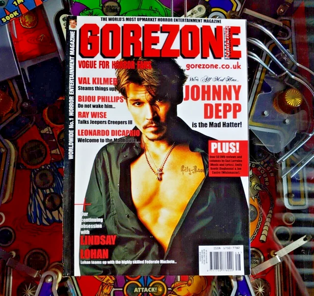 GOREZONE ISSUE #48 October 2009 - Horror Magazine - Johnny Depp Cover £ ...