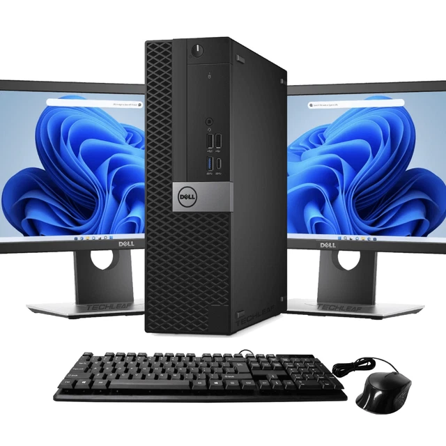 DELL I5 DESKTOP Computer PC up to 32GB RAM, 4TB SSD, 24" LCD, Windows ...