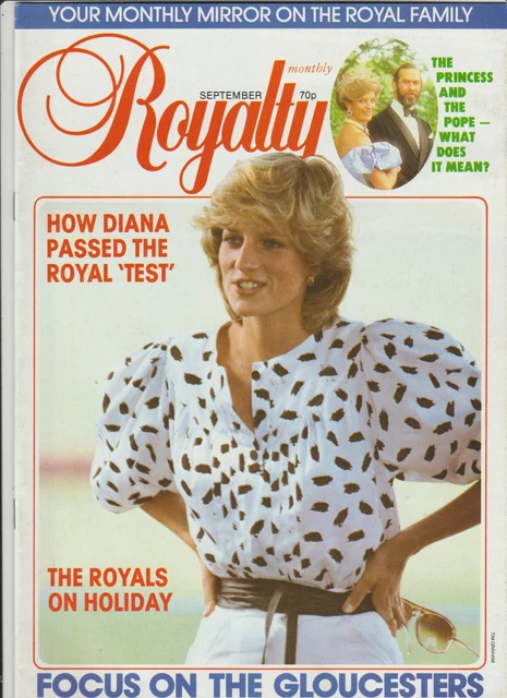 ROYALTY MONTHLY MAGAZINE Sept 1983 Vol.3 No.3 Princess Diana cover ...