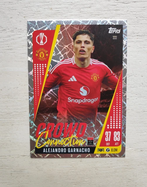 TOPPS ALEJANDRO GARNACHO Match Attax 24 2025 Crowd Connection ...