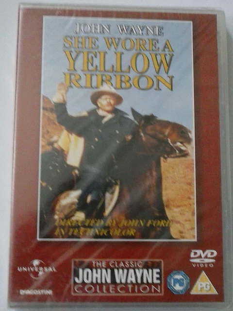 JOHN WAYNE: SHE WORE A YELLOW RIBBON - DVD - New and Sealed ~ Region 2 ...