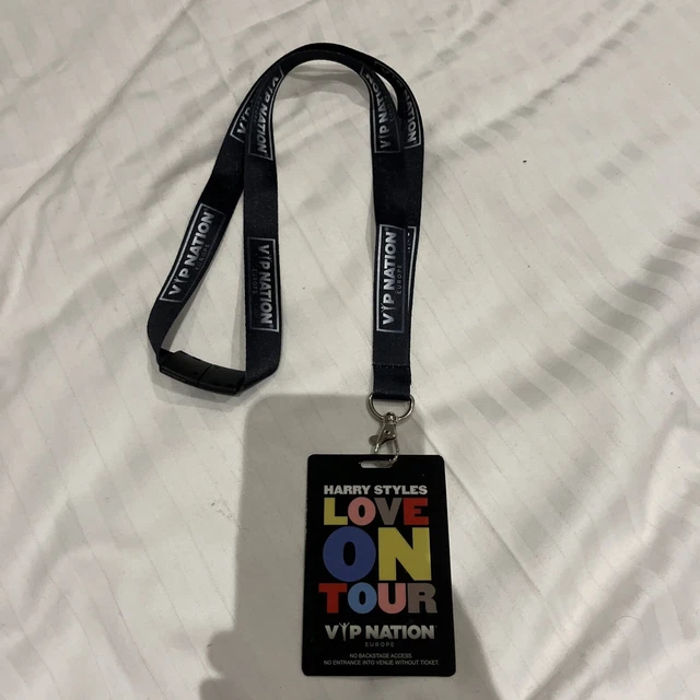HARRY STYLES LOVE on Tour VIP Nation Lanyard - Unused £4.20 - PicClick UK