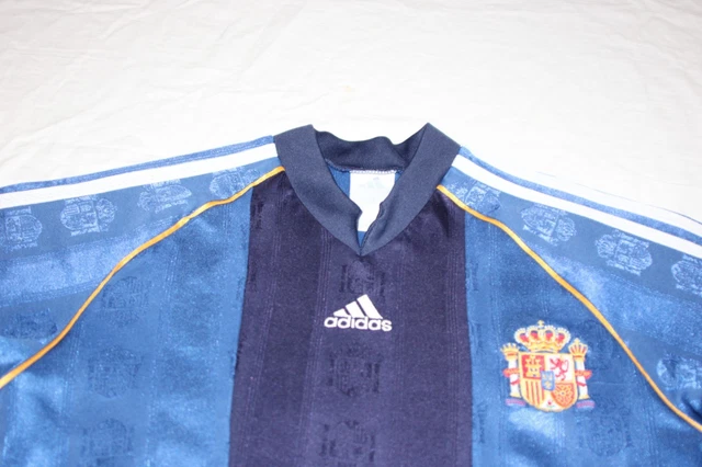 CAMISETA ESPAÑA 1996/97 Segunda Equipación - Adidas Vintage - Talla ...